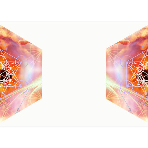 GREETING CARD Sacred Geometry – Zero Rising