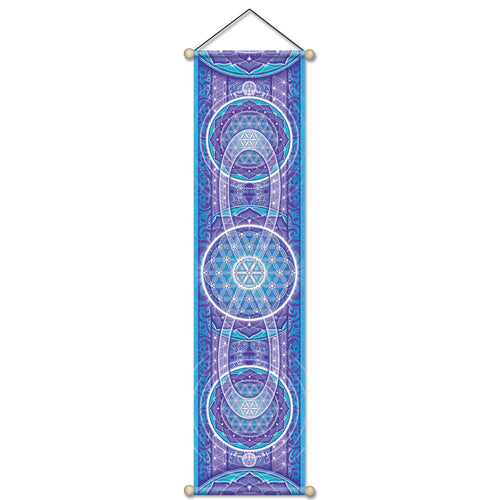 BANNER AFFIRMATION INFINITY FLOWER – Zero Rising