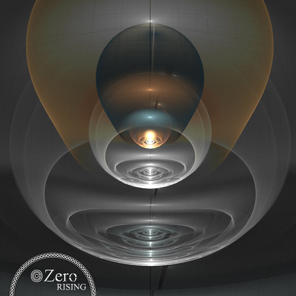 FRACTAL ART PRINT Under the Microscope – Zero Rising